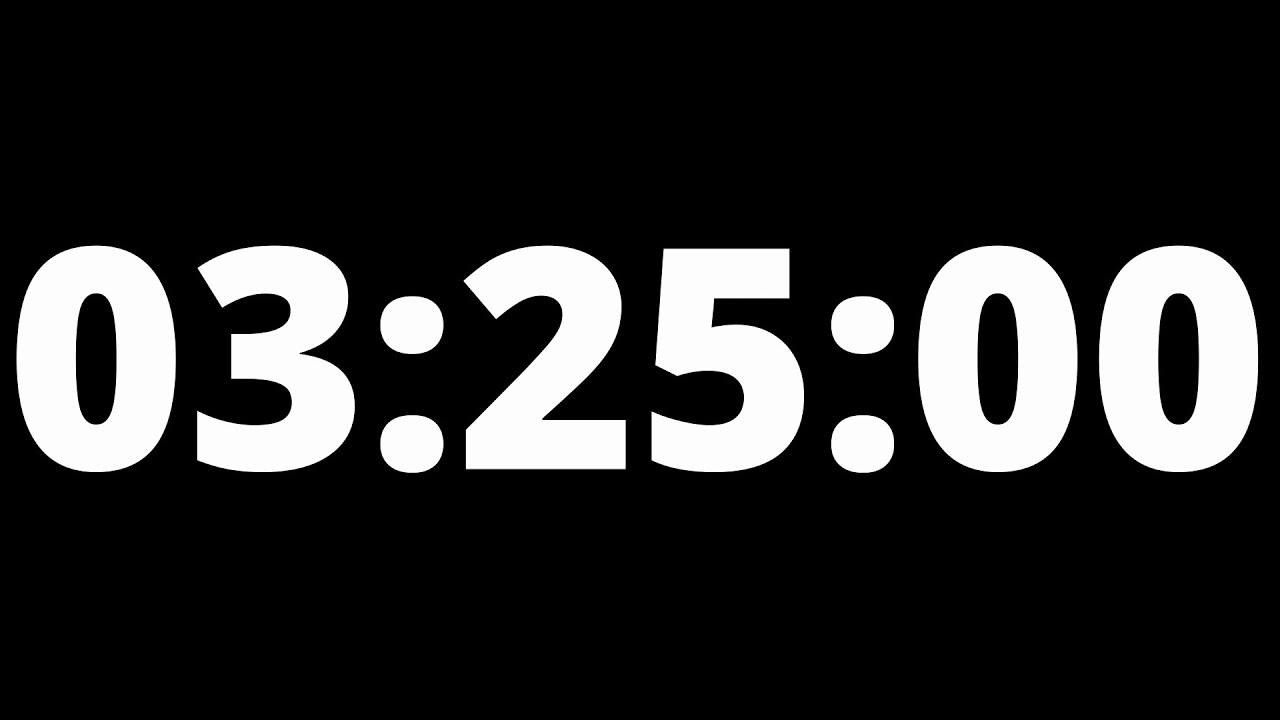 3 SAAT 25 DAKİKA ALARM - ZAMANLAYICI / SET TIMER FOR 3 HOUR 25 MİNUTE ...