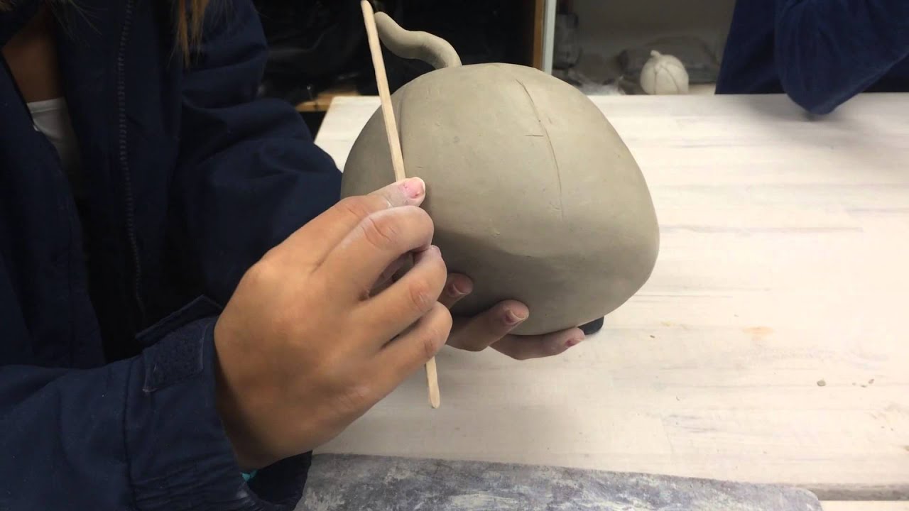 Pinch Pot Pumpkin Tutorial - YouTube