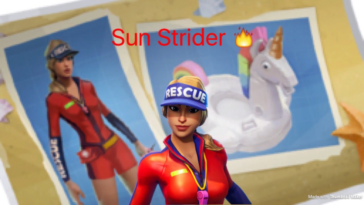 Sun Strider Gamplay|Fortnite - YouTube