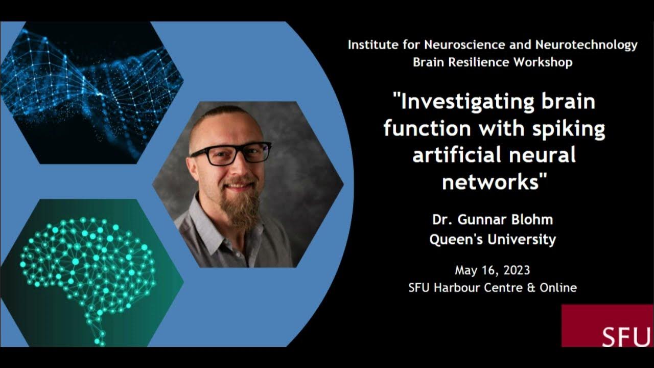 [Gunnar Blohm] Investigating Brain Function with Spiking Artificial Neural Networks - YouTube