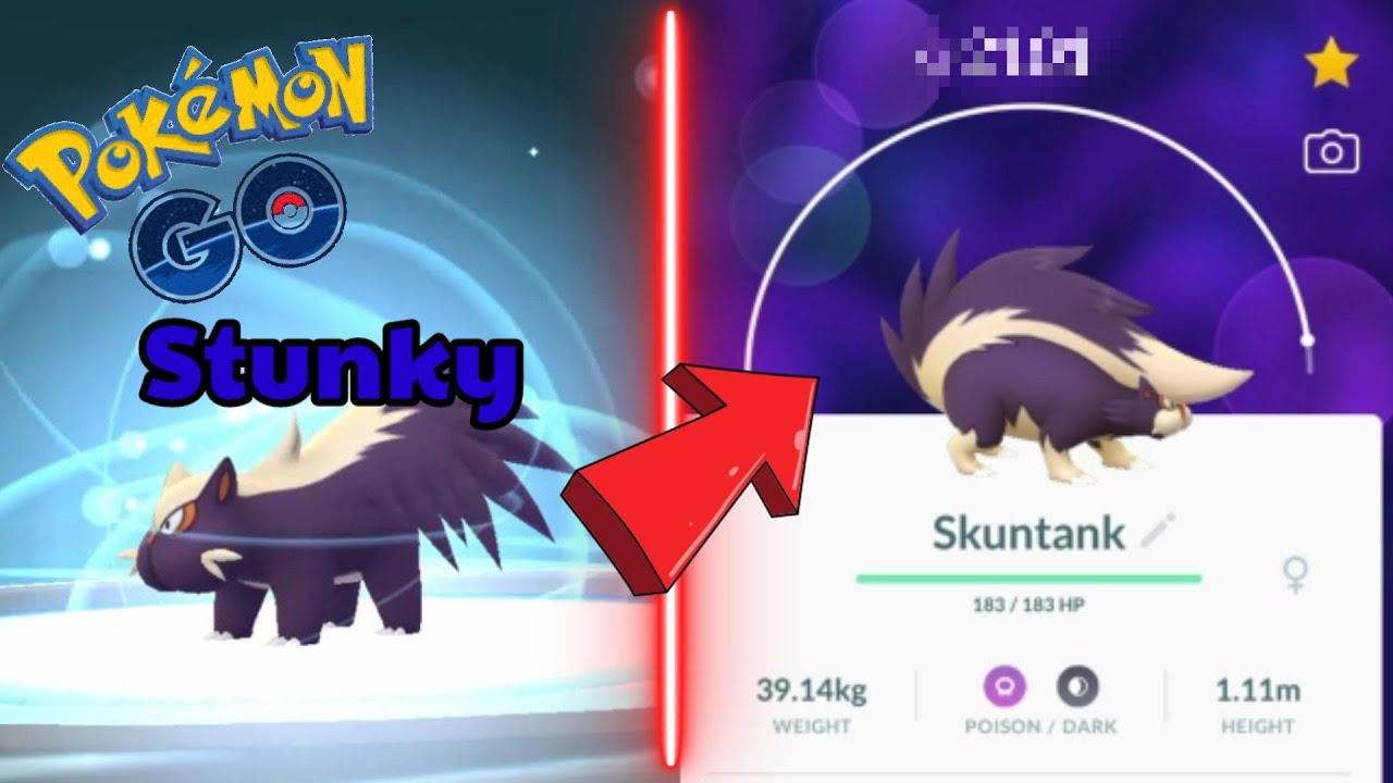 Pokémon Go | Look What CP I Got After I Evolve Stunky From 1021CP With ...