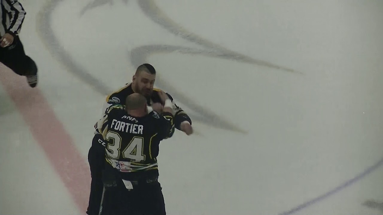 Fight/Bagarre ROUND 2 Dave Hamel vs Jonathan Fortier 17 janvier 2020 ...