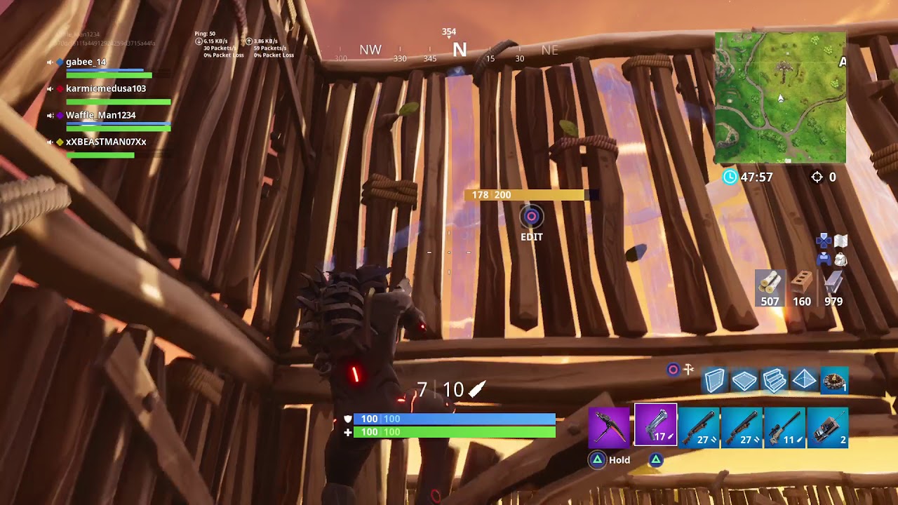 Fortnite how to build a big house - YouTube