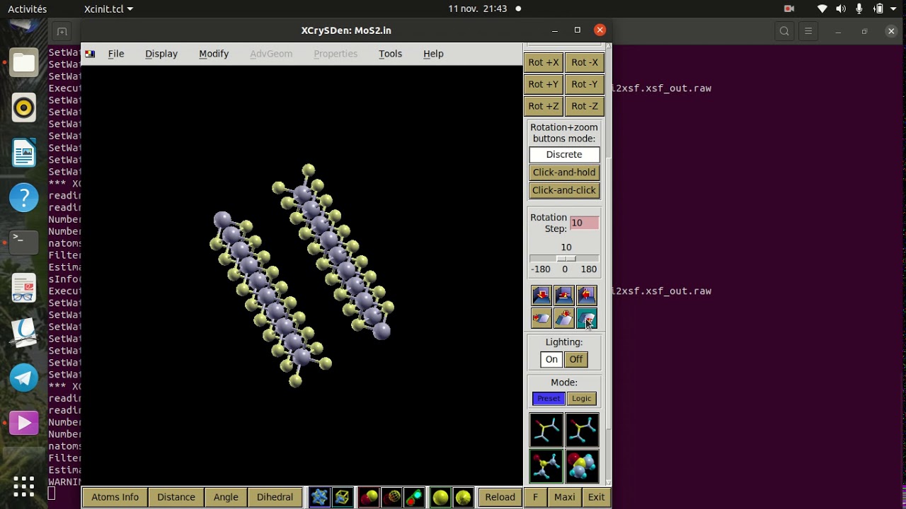 projet ,quantum espresso, DFT ( Mos2, SCF) - YouTube