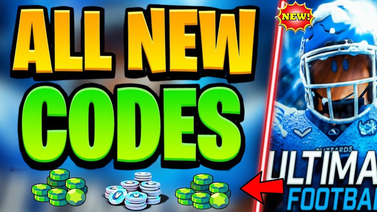 🎉 NEWEST 🎉 NFL UNIVERSE FOOTBALL CODES - ROBLOX ULTIMATE FOOTBALL CODES ...