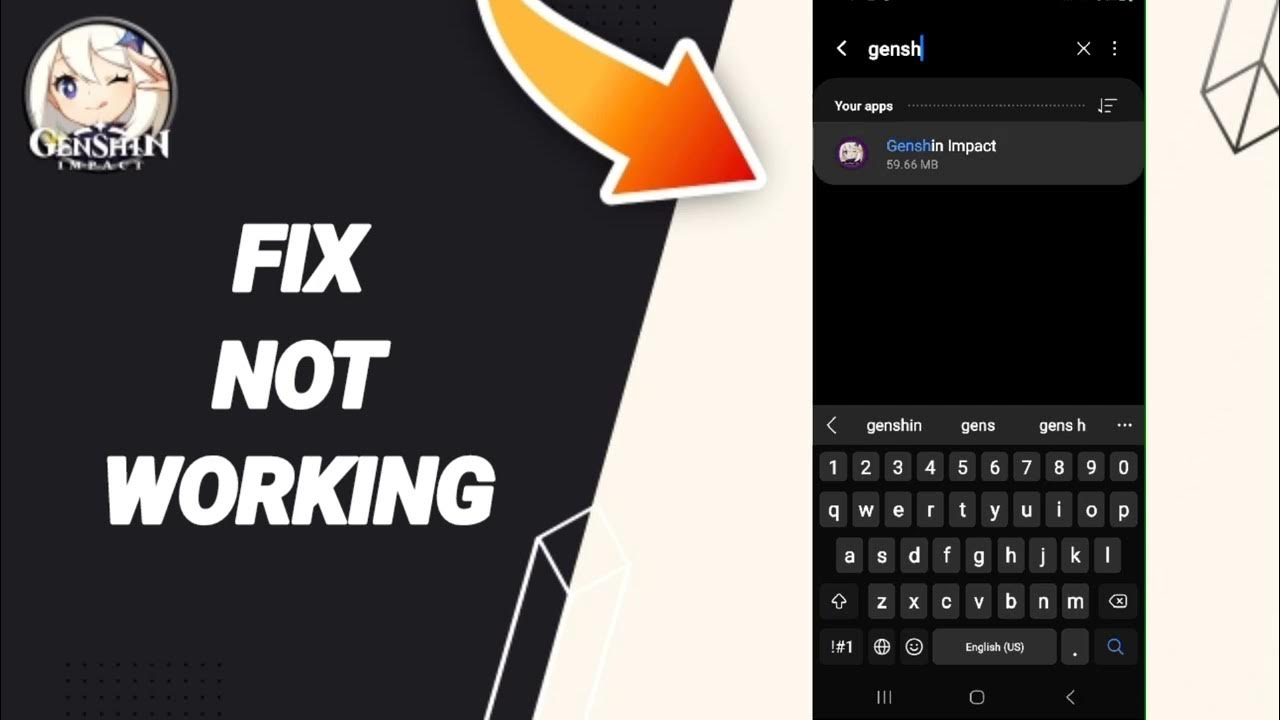 How To Fix Not Working On Genshin lmpact App - YouTube