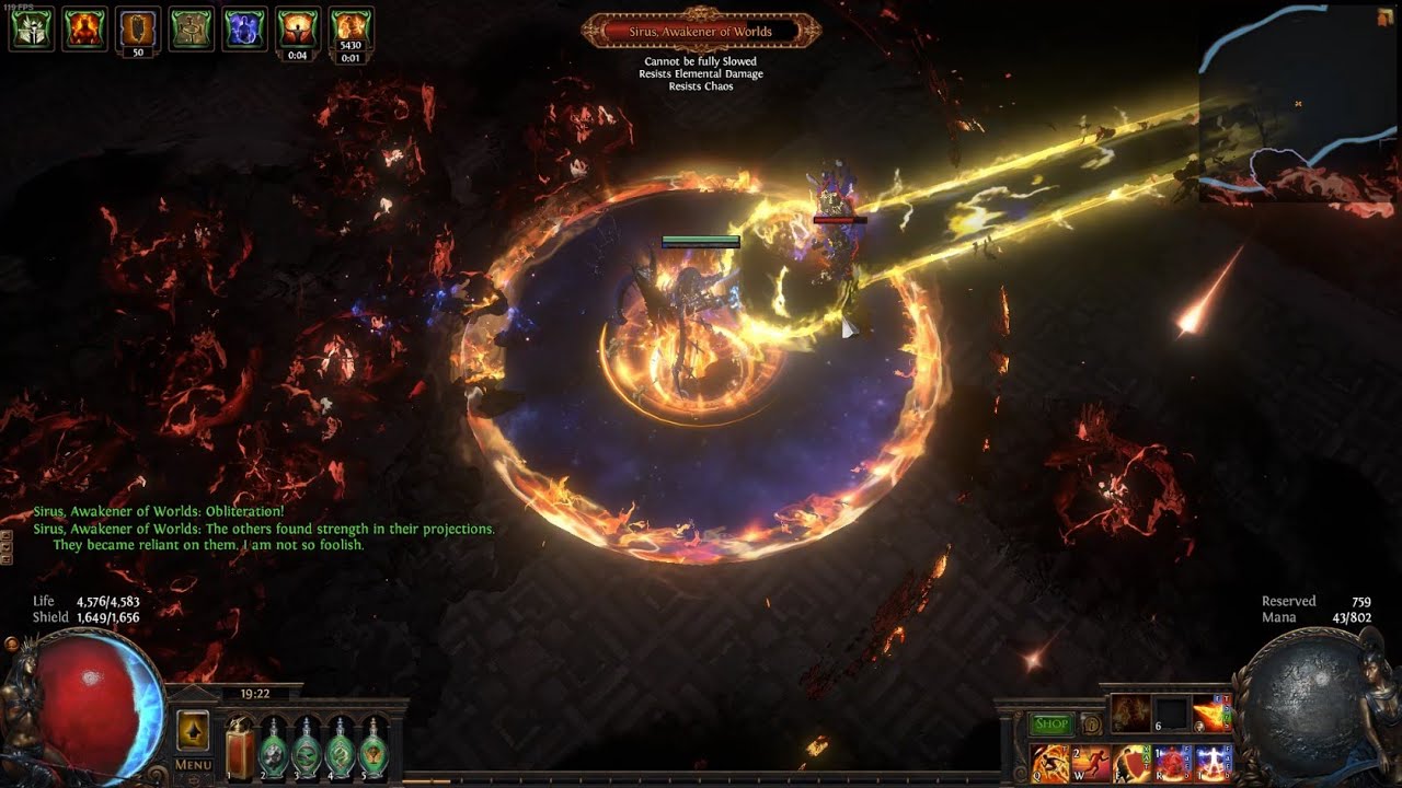 Path of exile 3.16 | Righteous Fire Inquisitor vs A9 Sirus but it takes ...