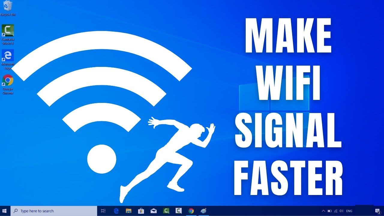 Make Your Laptop's WIFI Signal Faster On Windows 10 - YouTube