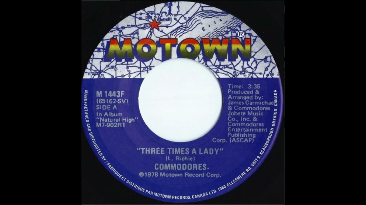 Commodores - Three Times A Lady (1978) - YouTube
