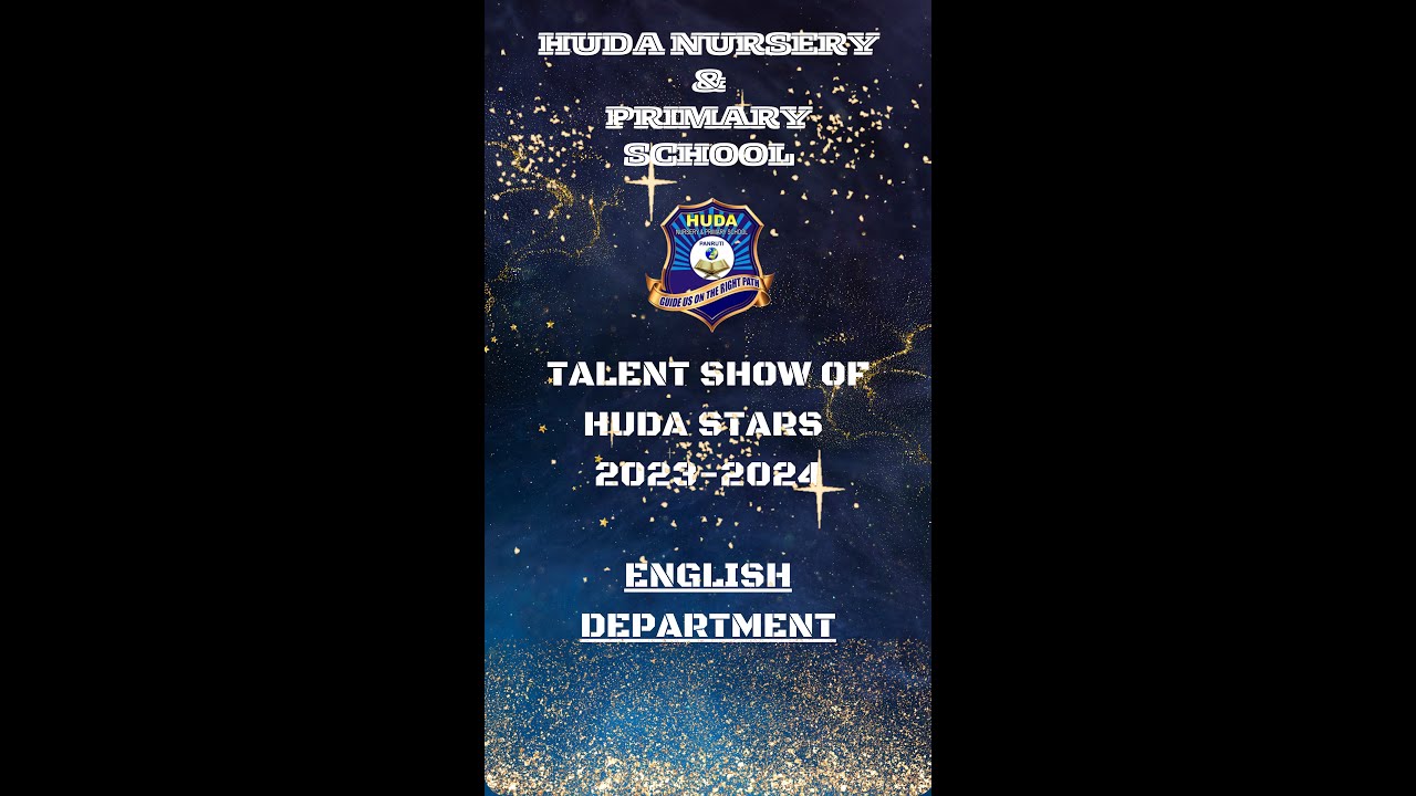 ENGLISH DEPARTMENT (BOYS) PART - 14 (TALENT SHOW OF HUDA STARS 2023 ...