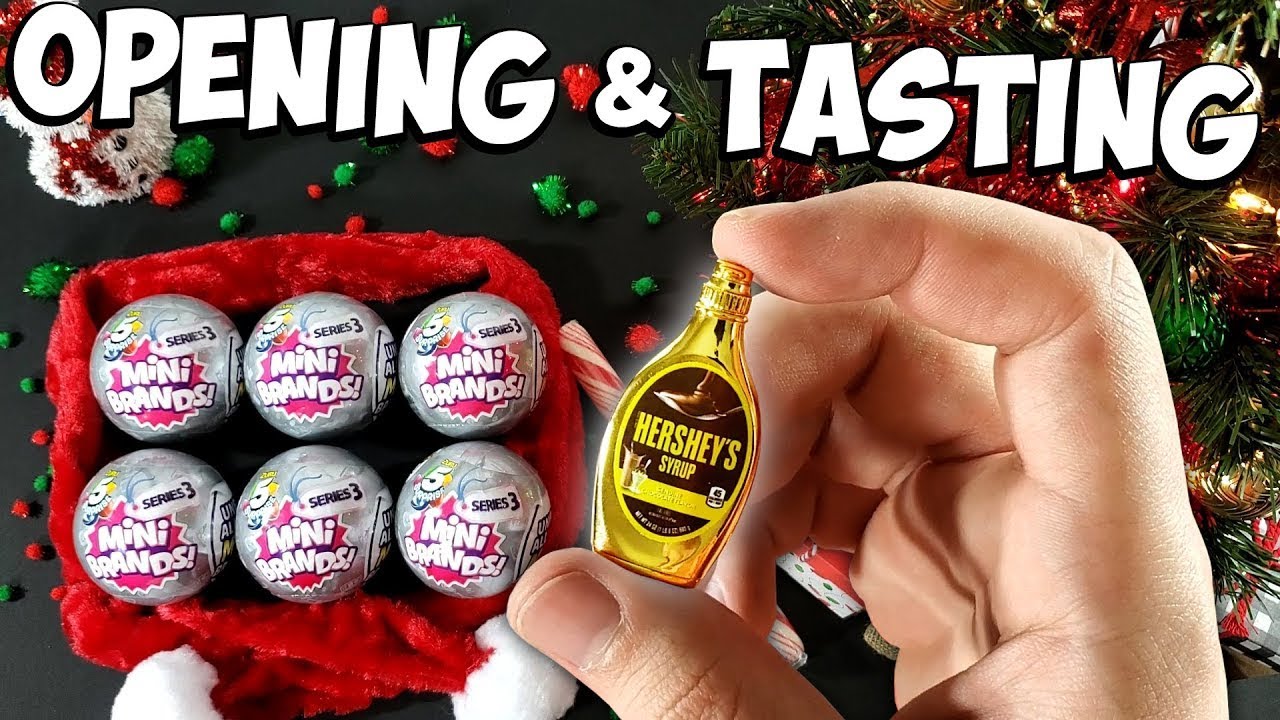 Opening Mini Brands Series 3 - Christmas Special - YouTube