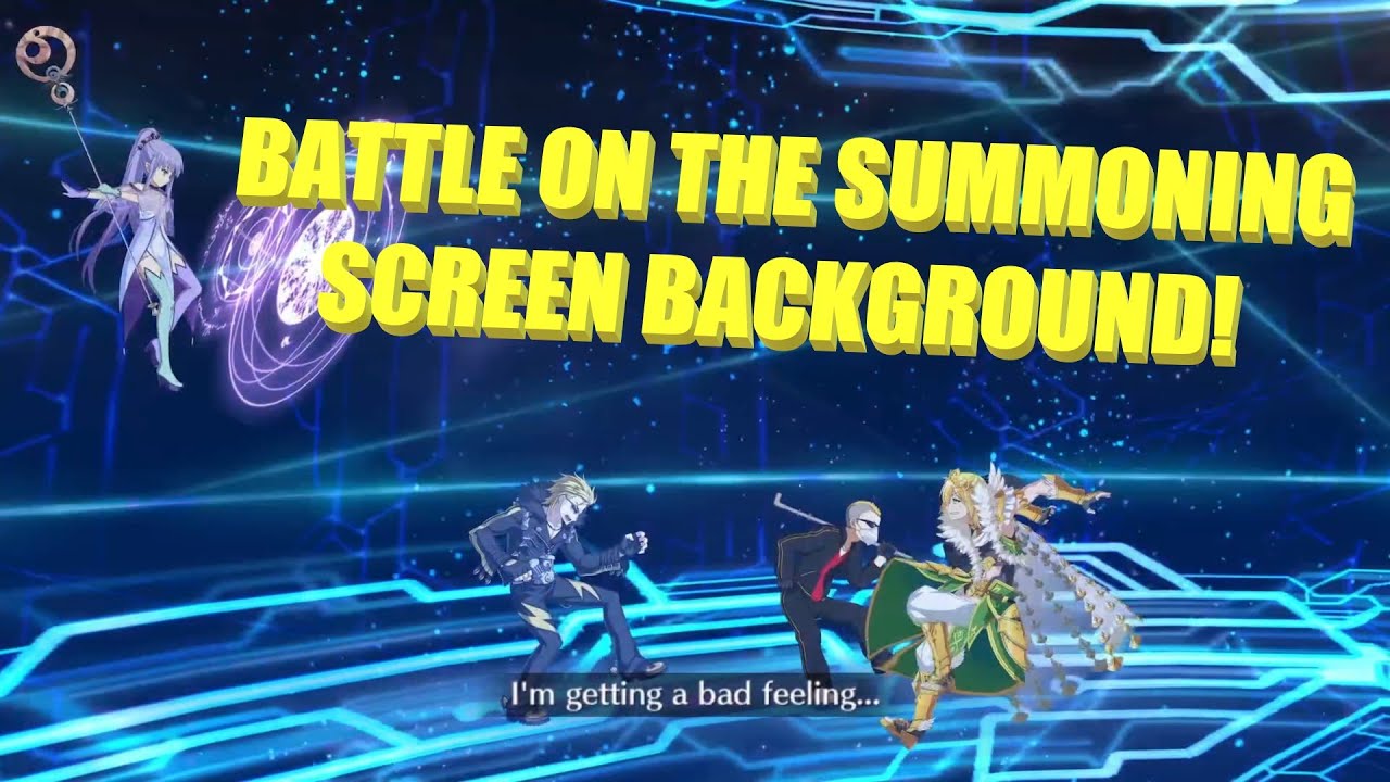 Fate/Grand Order Glitch: Battle on the Summoning Screen - YouTube