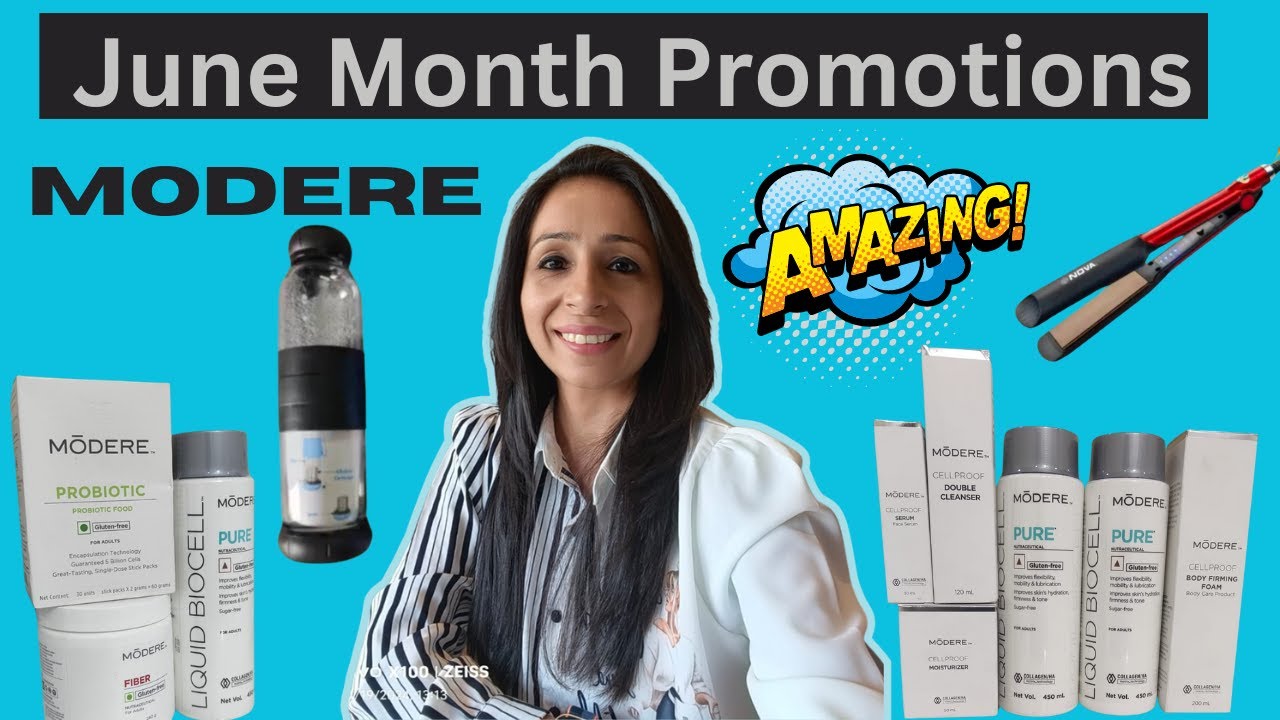 Modere June Month Promotions. Modere Collagen and Cellproof Skincare is ...