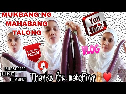 Mukbang time ng mahabang talong #trending #viralvideo @moerasibel1500 ...