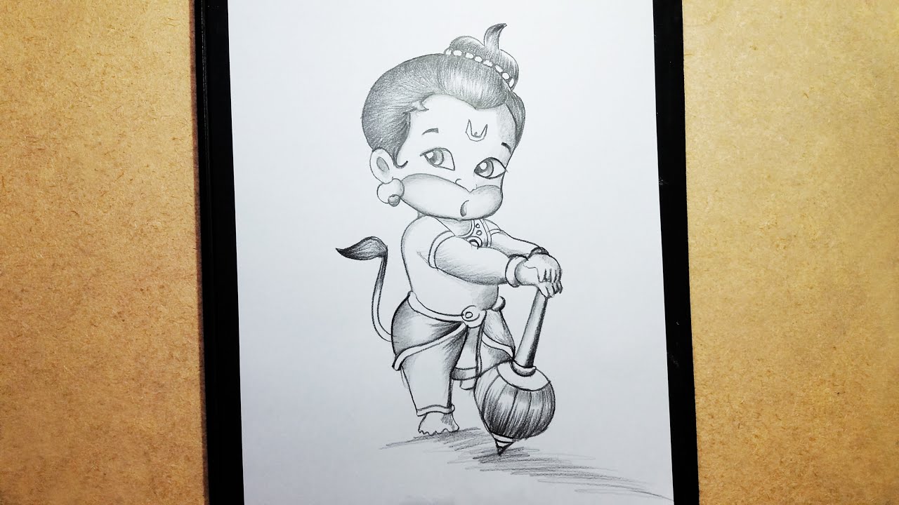 Lord Hanuman Drawing Step By Step at Patsy Morris blog