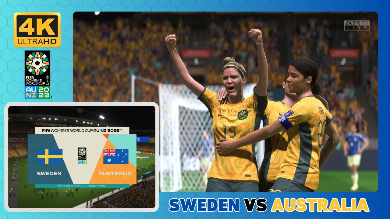 SWEDEN vs AUSTRALIA - Women's World Cup 2023 3RD PLACE PLAY-OFF - YouTube