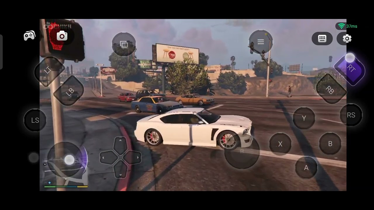 Grand Theft Auto V:Mobile Gameplay As Franklin - YouTube