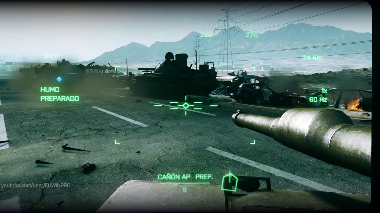 Battlefield 3 M1A2 Tank Mission Spanish Ver - YouTube