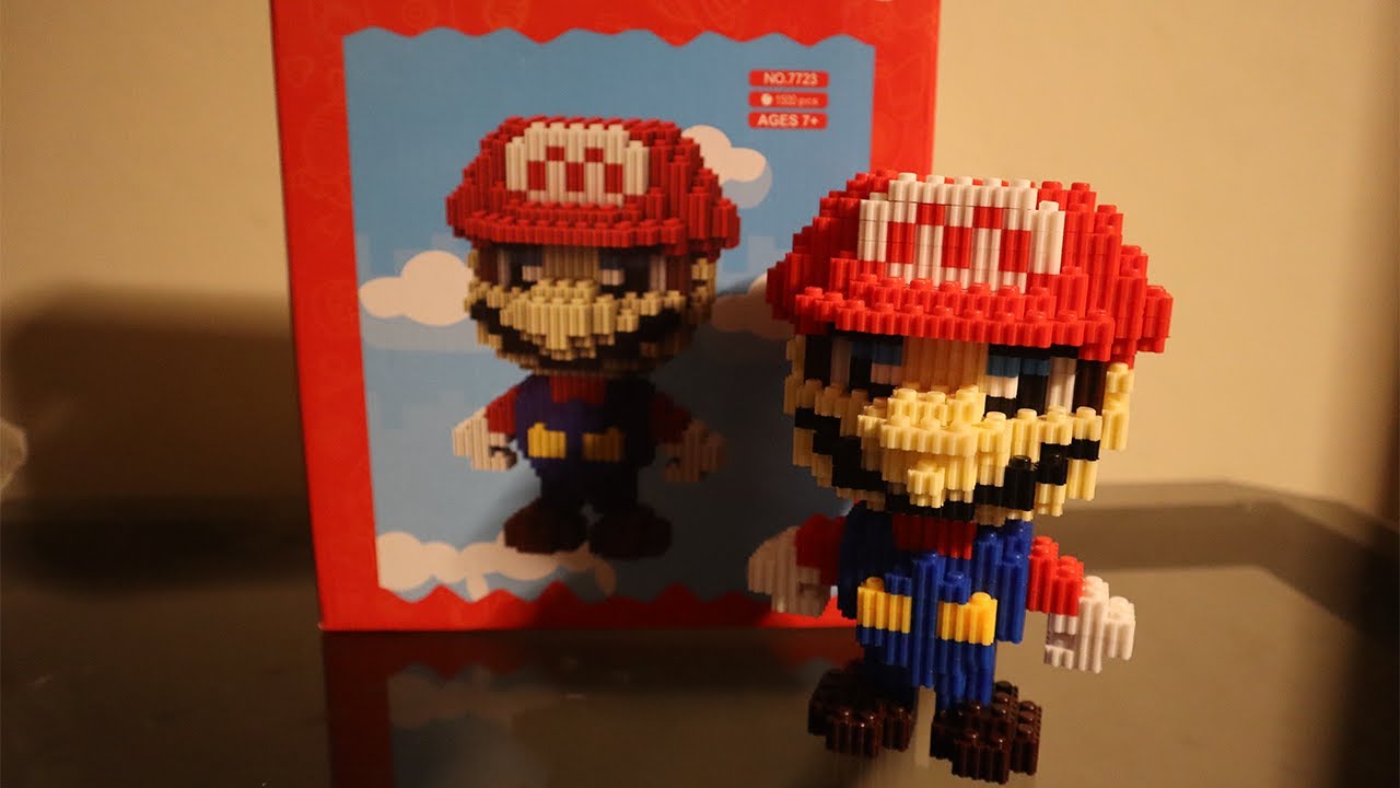 ARME A MARIO BROSS CON PIEZAS DE LEGO CHINO - YouTube