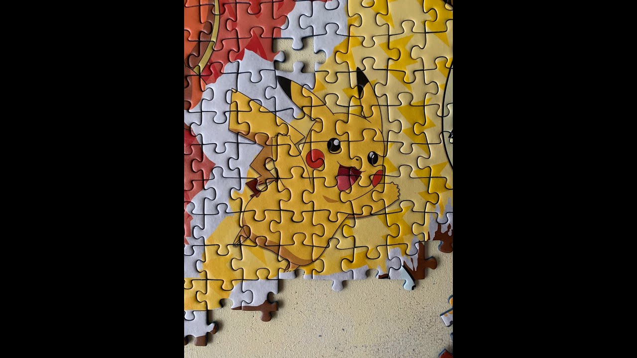 Part 2 Yellow of the 5000 pieces Pokemon Puzzle - YouTube