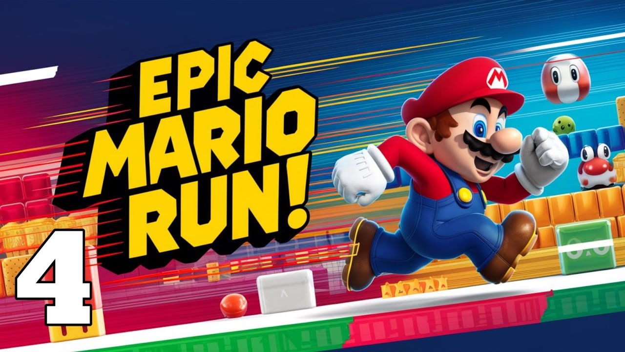 super mario run 3D gameplay walkthrough part 4 ios android - YouTube