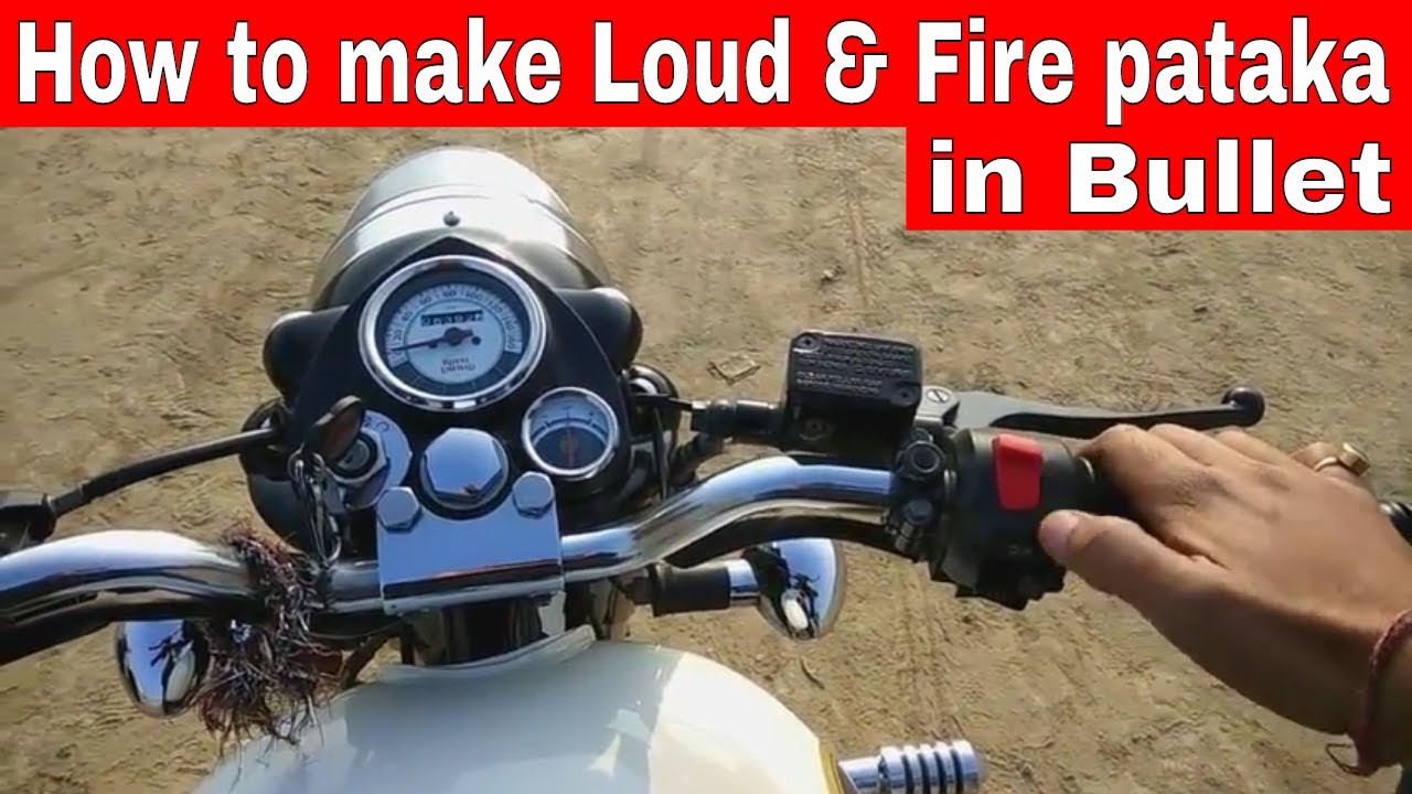 How to make Pataka Sound with your Royal Enfield Bullet - YouTube