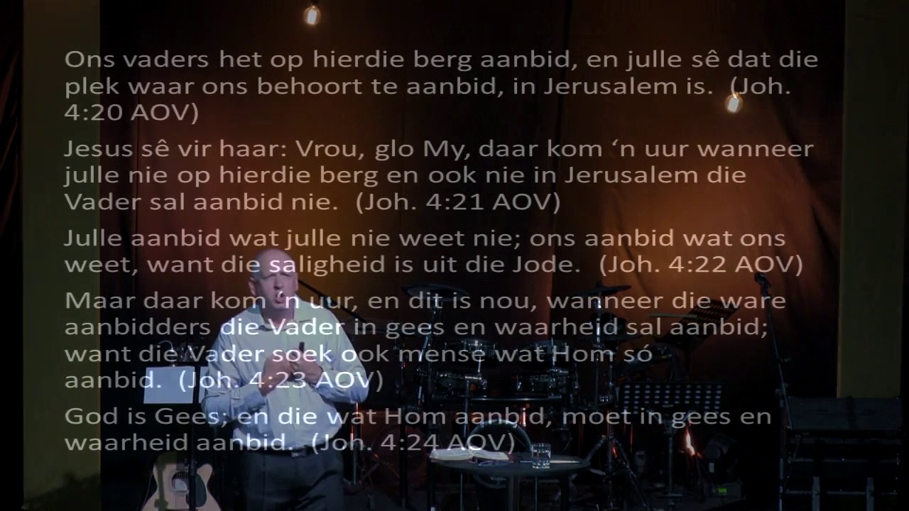 Ware Aanbidding Inleiding : Dr. Ernrich Basson - YouTube