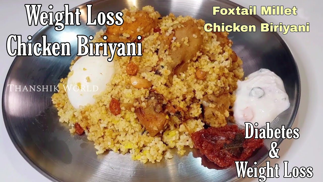 Foxtail Millet Chicken Biriyani | Millet Biriyani | Millet Recipes ...
