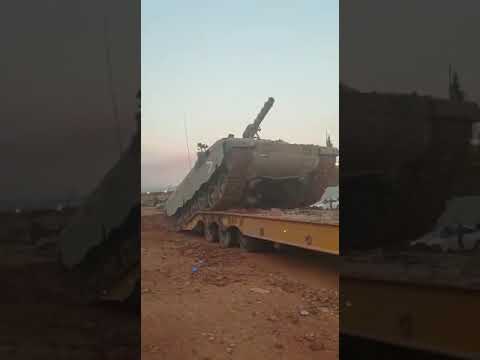 Tank Flips Over Crash , Israeli Army - YouTube