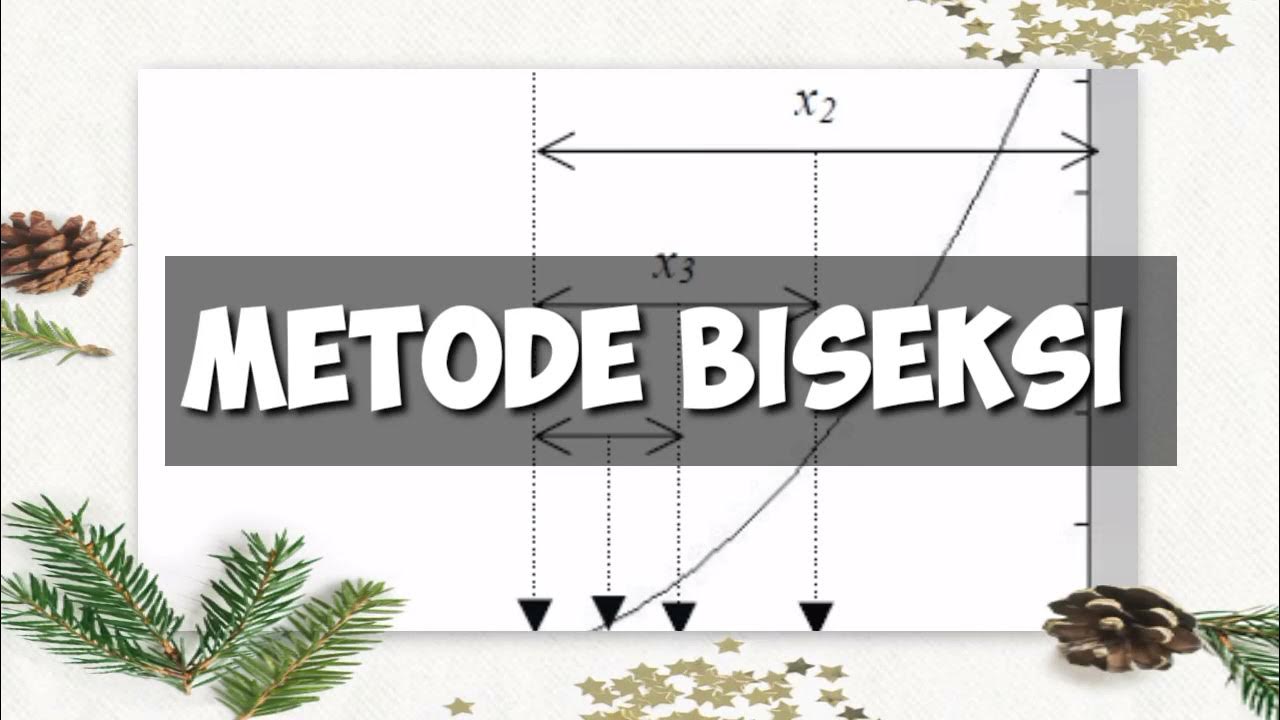 Metode Biseksi || Algoritma Metode Biseksi / Bisection Method / Bagi Dua - YouTube