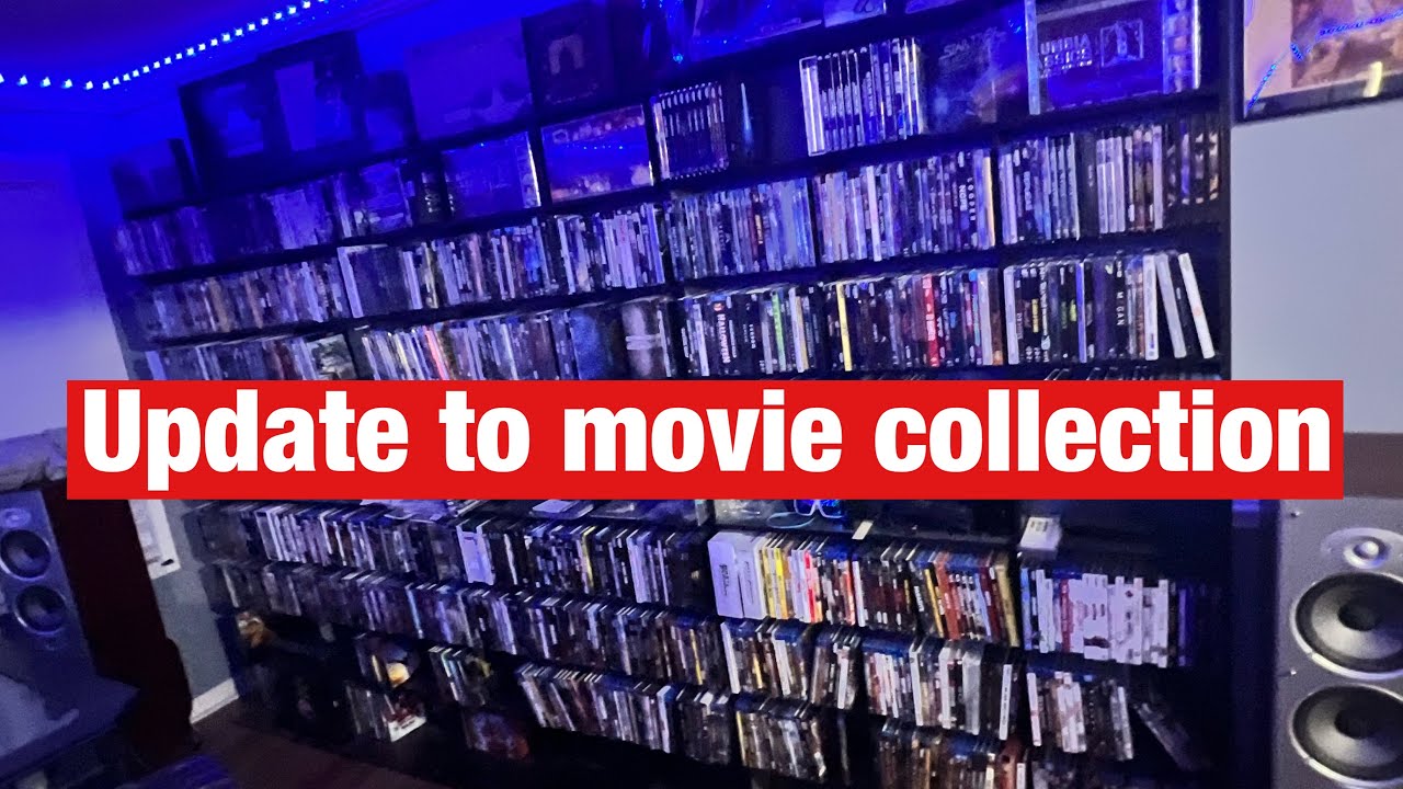 Update on my movie collection! Home theater dolby atmos. - YouTube