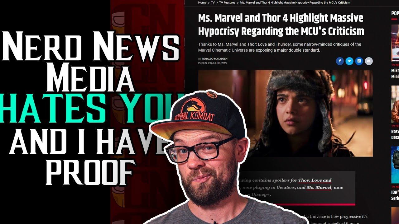 Entertainment News Can't See Their Own Bias | Nerd RANT - YouTube