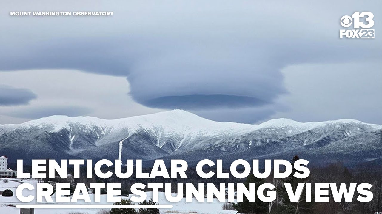 What are lenticular clouds and how do they form? - YouTube