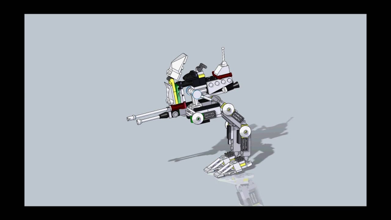 LEGO model made in SolidWorks - YouTube