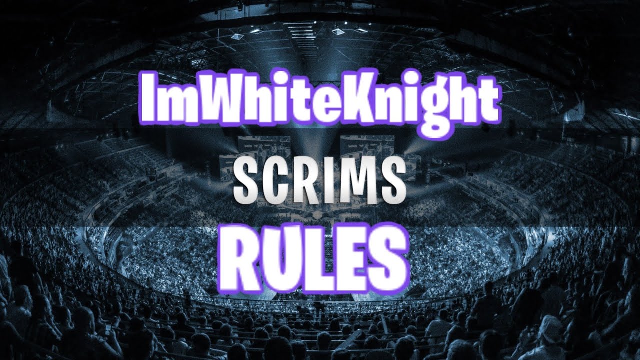 SCRIM RULES - YouTube