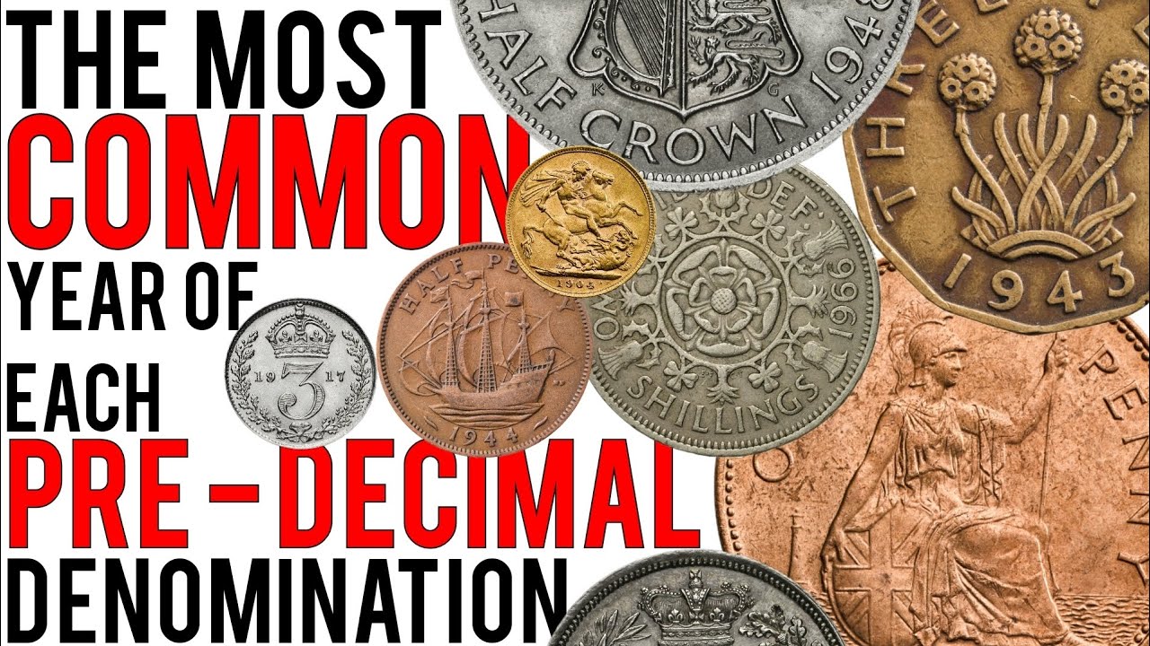 The Most COMMON Year of Coin from each Denomination - YouTube