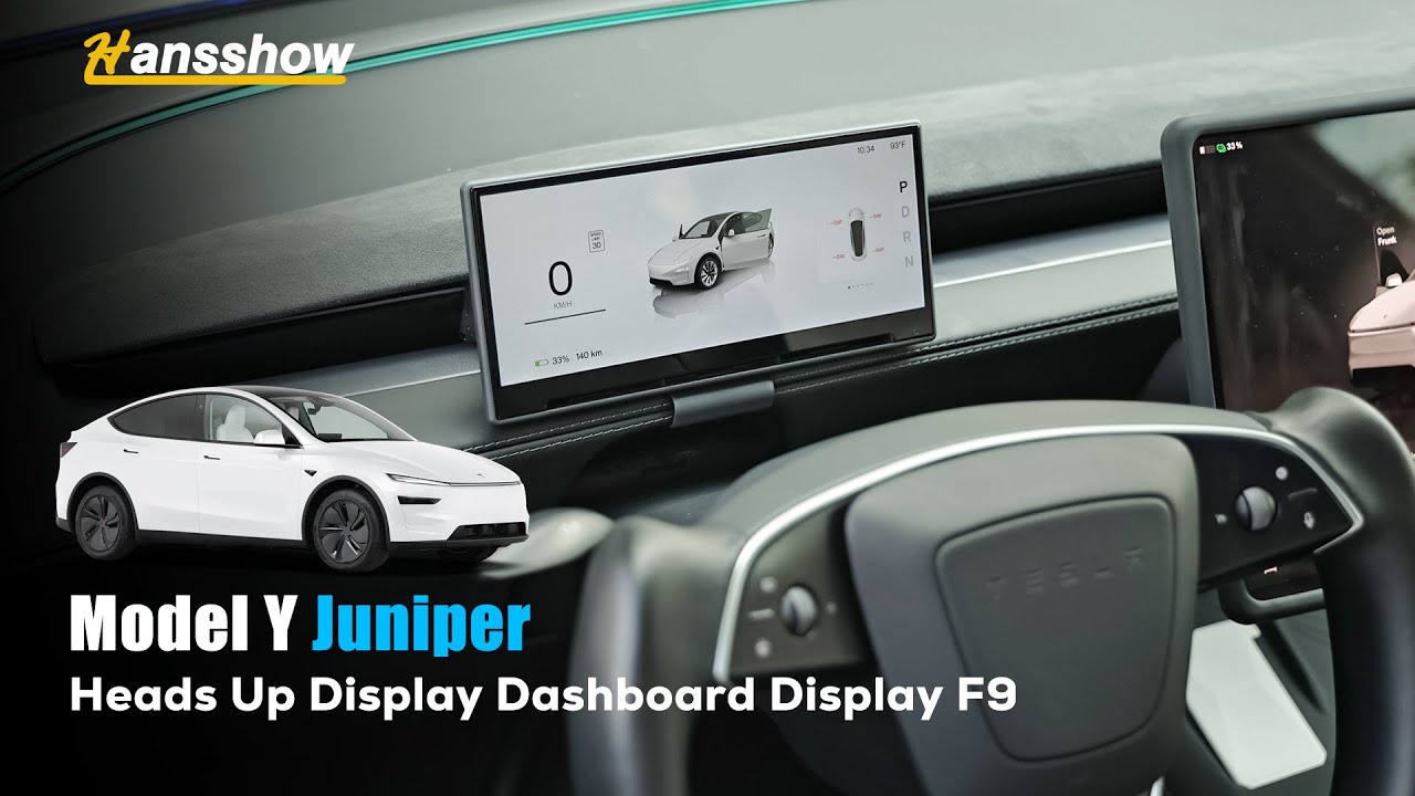 Model Y Juniper Heads Up Display Dashboard Display F9 9 Inches Touch ...