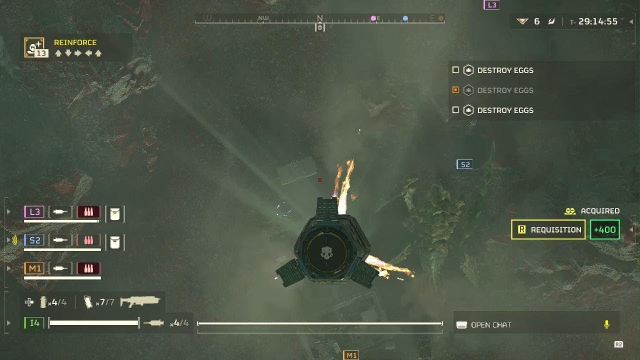 HELLDIVERS 2: Bile Titan Hellpod Drop Kill - YouTube