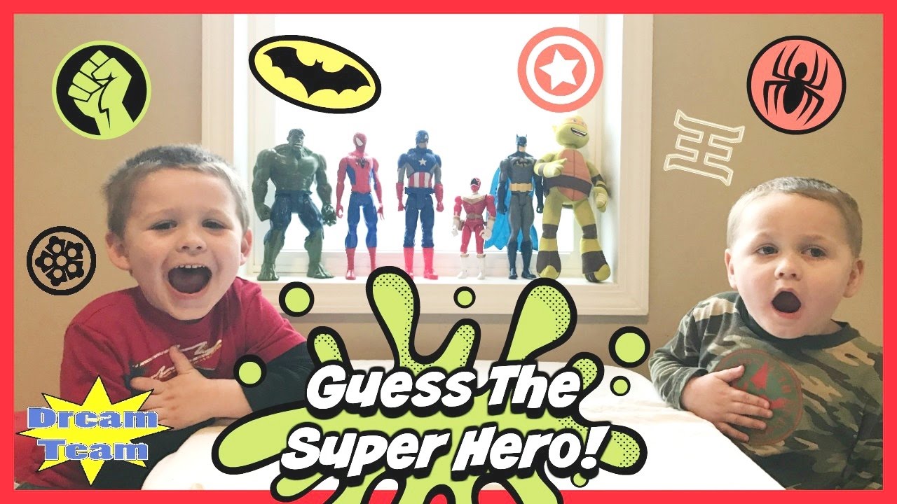 Super Hero Guess Who, Guess The Super Hero Challenge Family Game ...