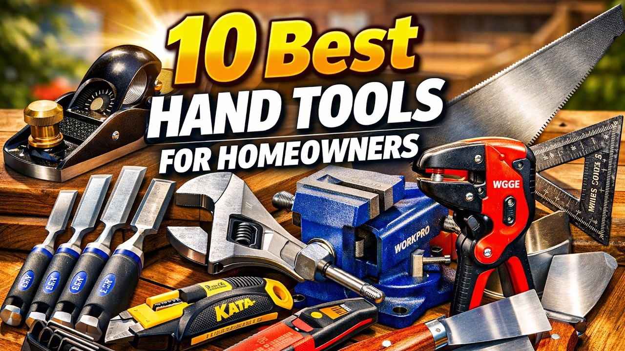 10 Best Hand Tools for Homeowners Every DIY Beginner Must Have - YouTube