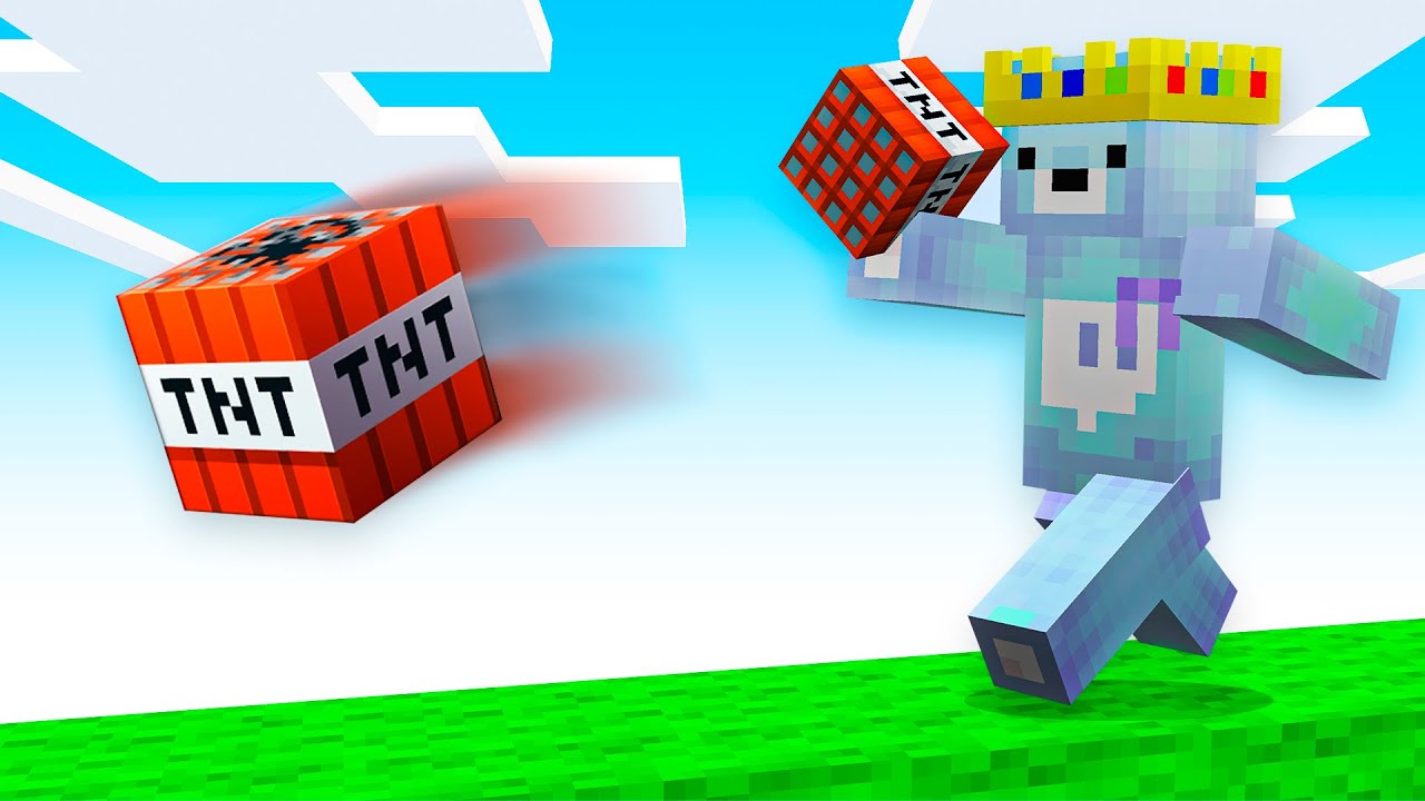How To THROW TNT in Minecraft Bedwars... - YouTube