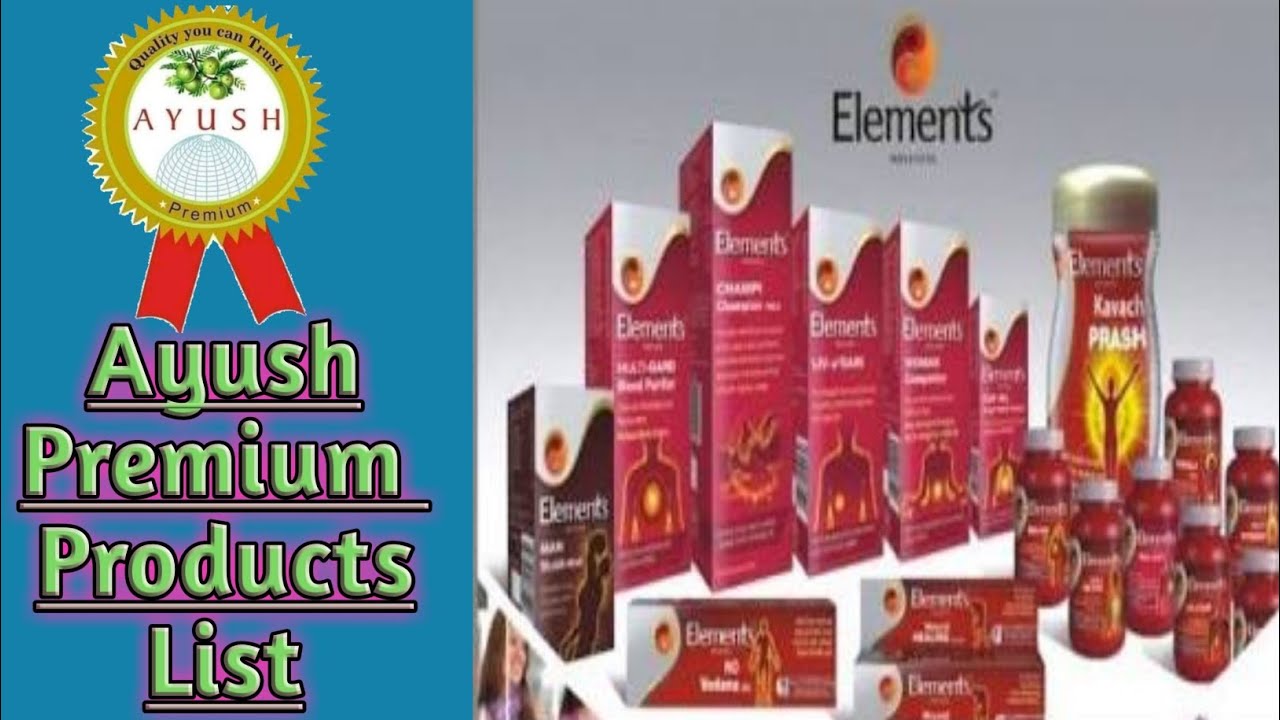 Ayush Premium Products|| Elements wellness|| On&On ||Ft. Ashwin ...
