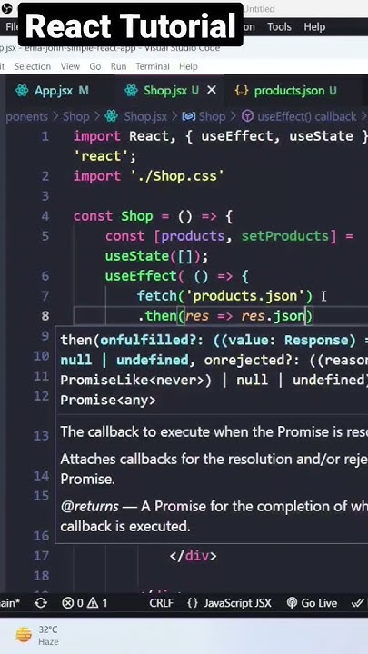 Useeffect Hook In React Js React Js Project Reactjs Javascript Trending Shorts Youtube 3053