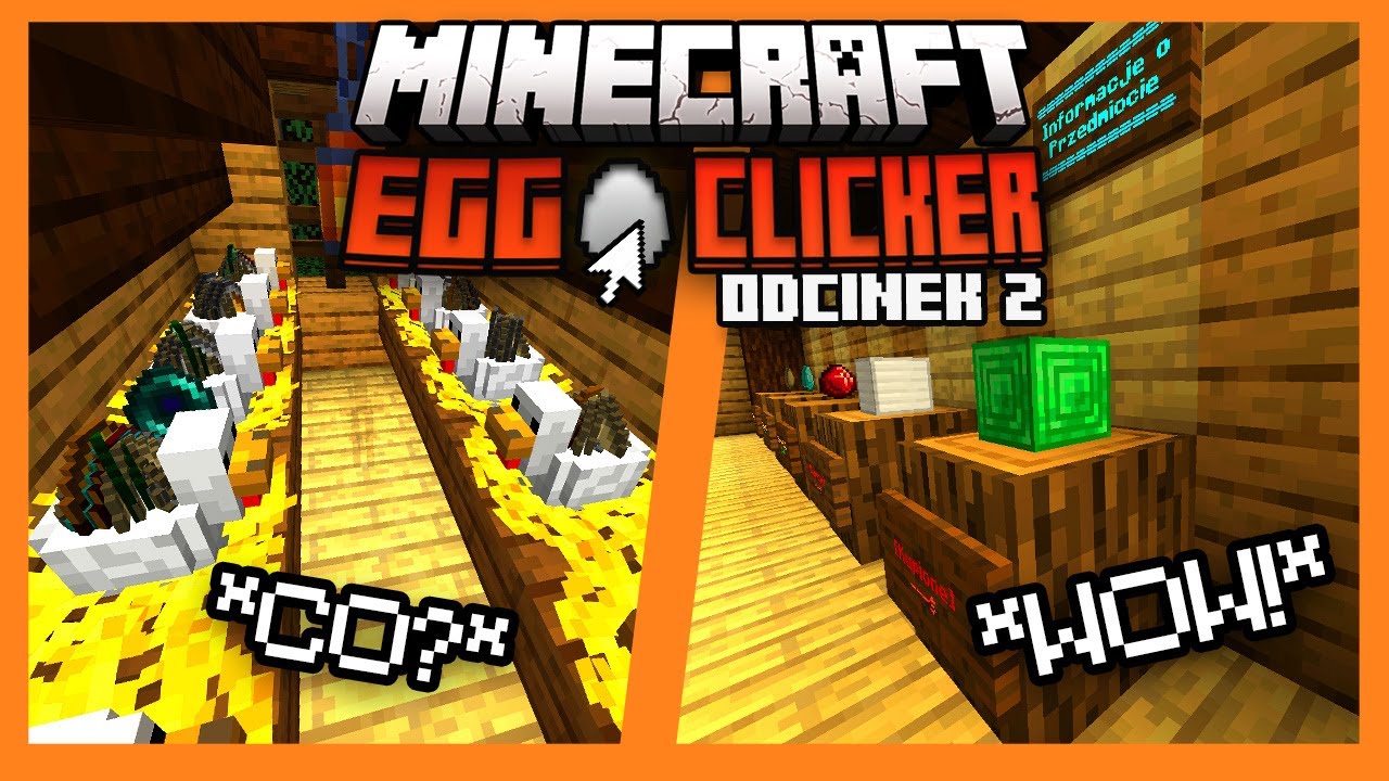 Minecraft CLICKER, ALE zbieram JAJKA #2 - YouTube
