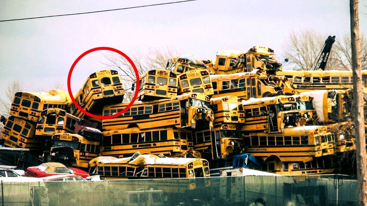 He Bought 42 School Buses To Build Something Incredible - YouTube