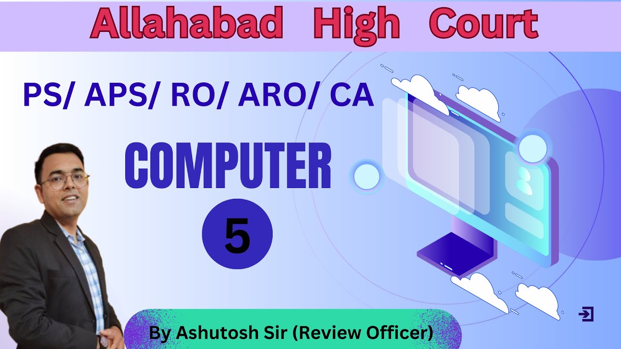 Computer for AHC PS | APS | RO | ARO | CA PREVIOUS YEAR PAPER ...