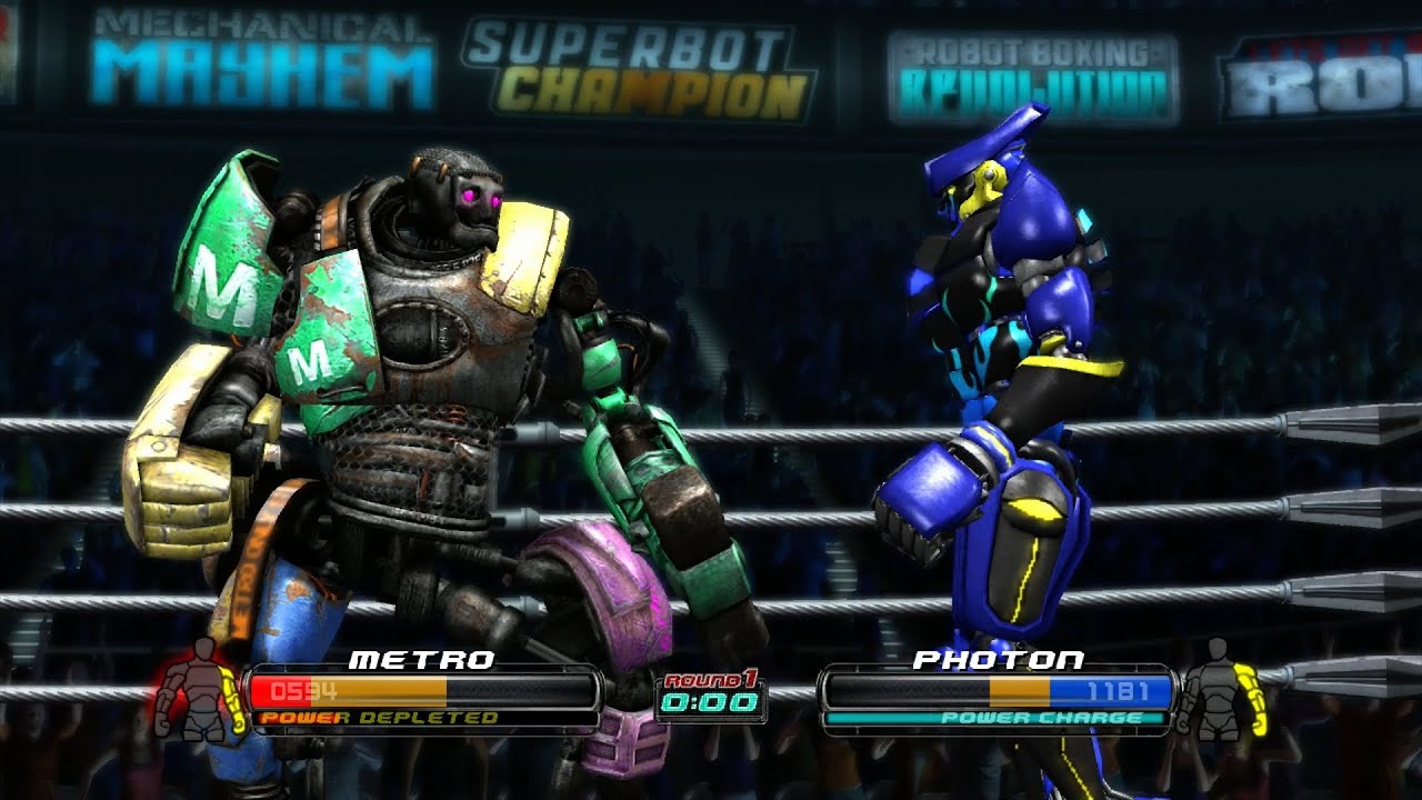 REAL STEEL THE VIDEO GAME [XBOX360/PS3] - METRO vs PHOTON - YouTube