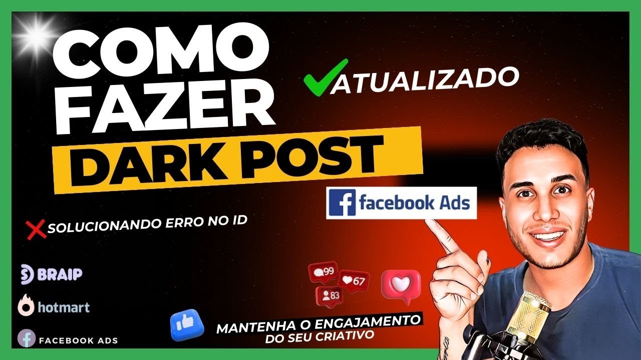 DARK POST ATUALIZADO FACEBOOK ADS | COMO FAZER DARK POST - YouTube
