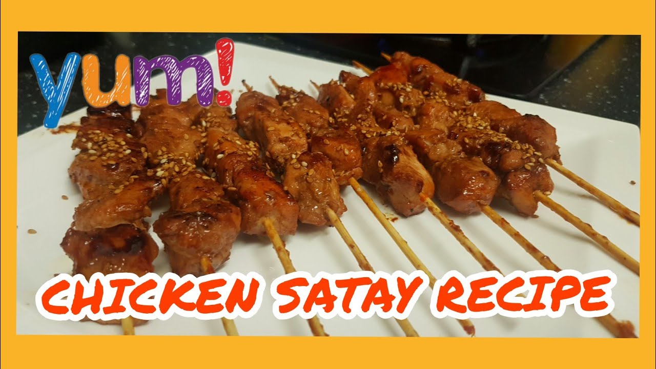 Chicken Satay Recipe , a very simple filipino recipe - YouTube