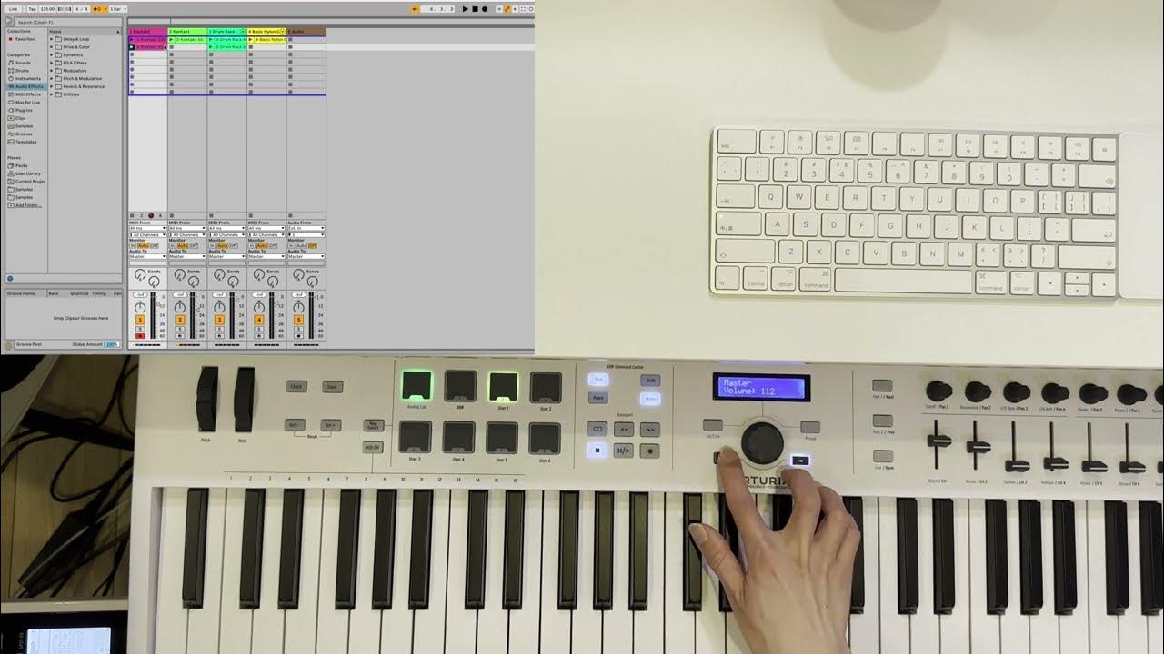 Arturia KeyLab Essential Ableton Live Session View Integration Setup Guide - YouTube